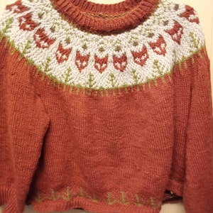 INTO THE WILD Sweater Pattern, Womens Sweater Knitting Pattern, Round ...