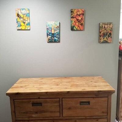 Custom Comic Coffee Table With Epoxy Resin - Etsy