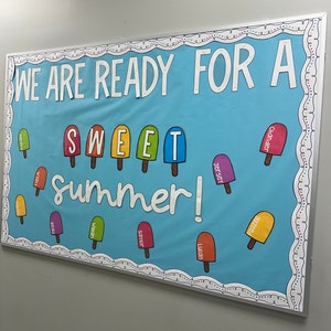 Summer Bulletin Board O-fish-ally Summer Bulletin Board Digital ...