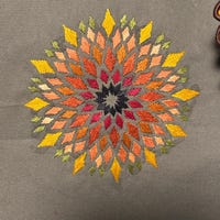 Rhombus Geometric Embroidery Pattern - Etsy Canada