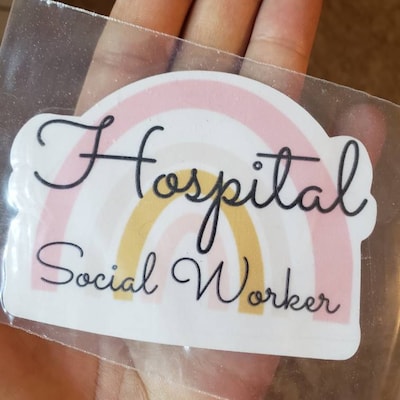 Social Worker Sticker, Social Work Decal, Never Underestimate a Social ...