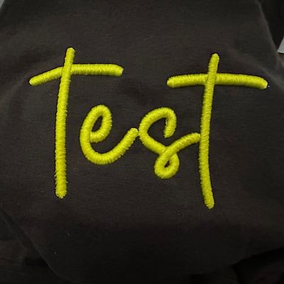 Rustic Charm 3D Puff Cursive Script Embroidery Font 6 Sizes, Instant ...