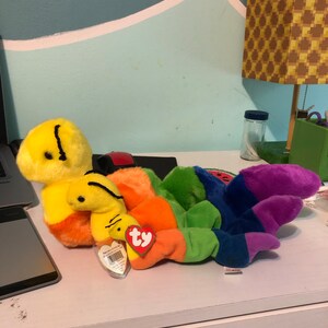 Ty Beanie Babies. Choice of Tye Dye Bear Group 2, Peace, Mellow, Groovy ...