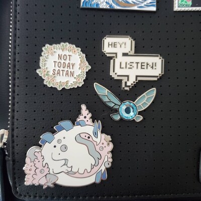 The Legend of Zelda Hey Listen Navi Pin Set - Etsy
