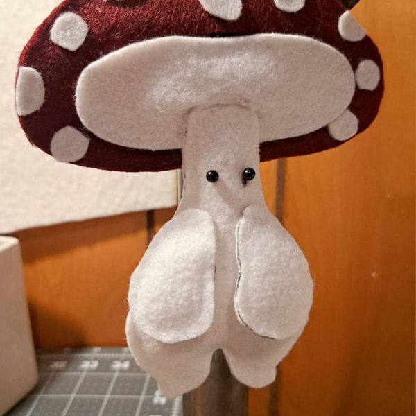 No-sew Mushling - Mushroom Doll Ornament Pattern, Instant Download PDF ...