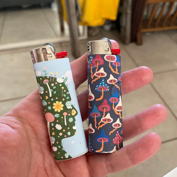3 Pack Matte Lighter Wrap, Fall Holiday Lighter, Lighters Aesthetic ...
