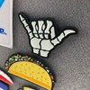 Shaka Hang Loose Gesture Hand Skeleton Bones Rubber Patch - Etsy