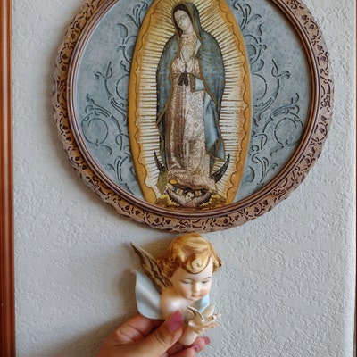 Porcelain Bisque 3 Piece Angel Set Candle Holders NO Damage - Etsy