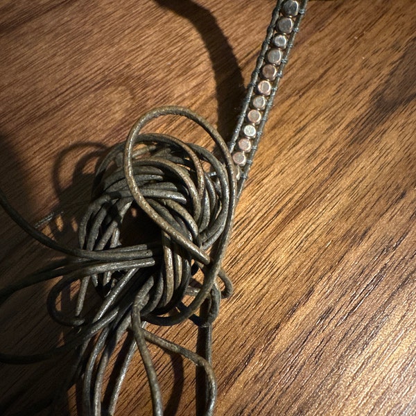 4 Mm Leather Cord Round 100% Genuine Leather Cord Lance 4 Mm - Etsy