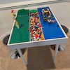 Tall Large Building Bricks Table, Kids Building Blocks Table , Kids ...