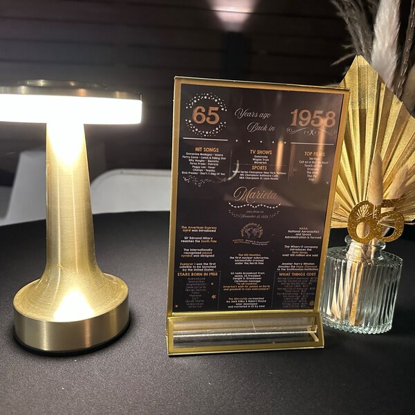 Table Centerpiece Birthday Party Decor Printable 80th Birthday Card 5x7 ...