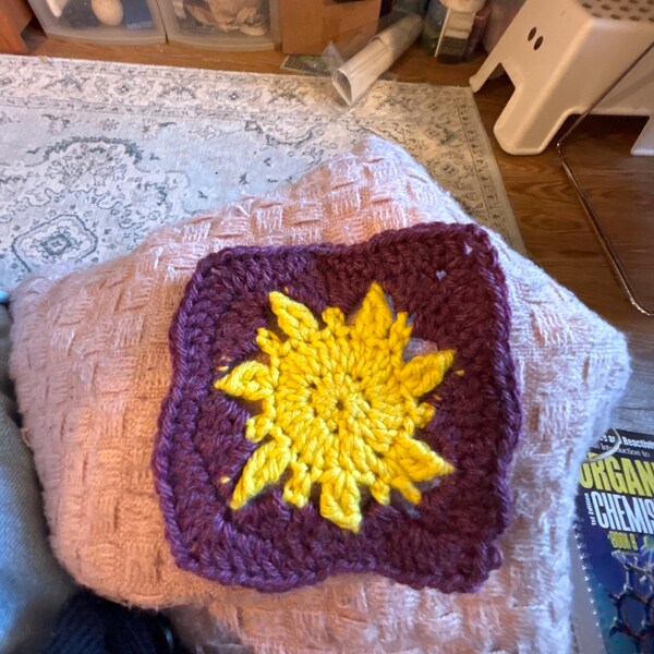 Easy 3d Cloud Granny Square Crochet PDF PATTERN | Step-by-step Tutorial ...