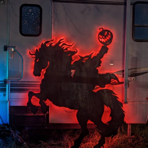 8ft Headless Horseman Template When Made. Printable Trace and Cut ...