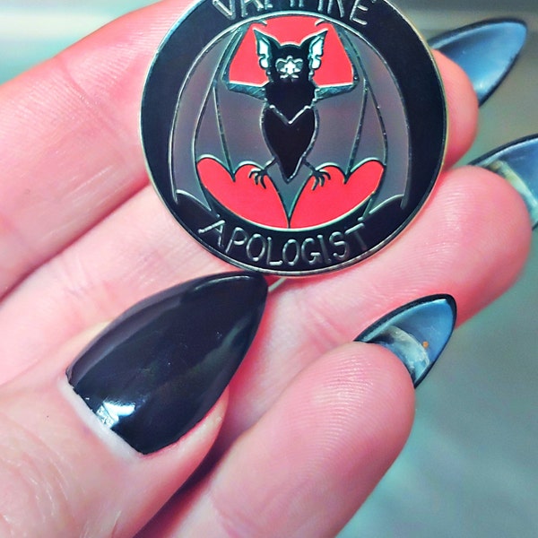 Vampire and Werewolf Enamel Pin Set hard Enamel Pin - Etsy