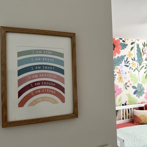 Growth Mindset Printable Boho Classroom Decor Calm Down Corner Poster ...