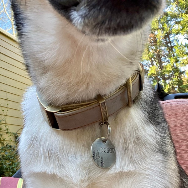 Redwood and Pines, Tree Dog Tag, Dog Tags for Dogs, Dog Tags, Pet Id ...