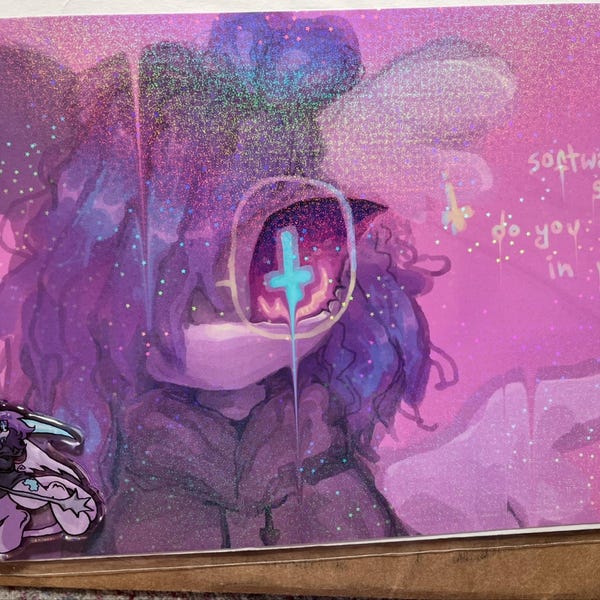 Chiikawa | Sparkly Holographic Sticker Sheet - Etsy