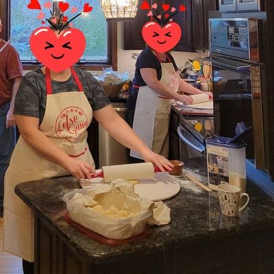 Lefse Gang Apron. Flour Sack Kitchen Apron. Made in the Midwest ...