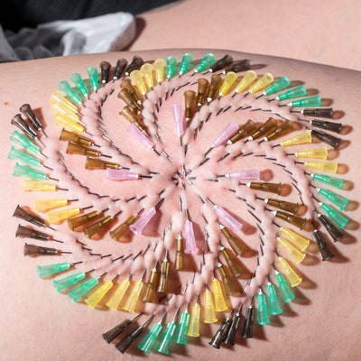 Easy Beginner 5-point Star Needle Play Design / Stencil Artistic ...