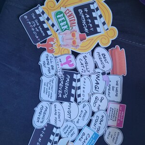 Friends Theme Party Sign, BUNDLE, Birthday Bridal Shower Baby Shower ...