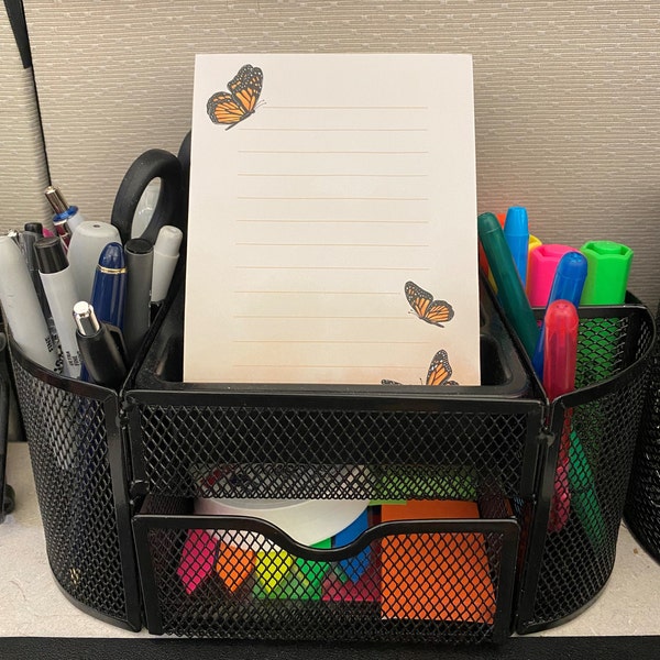 Pink Roses Notepad Set, Floral Notepad Set, Spring/summer Notepad ...