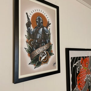 Garrus Vakarian Mass Effect Pinup Traditional Tattoo Flash - Etsy