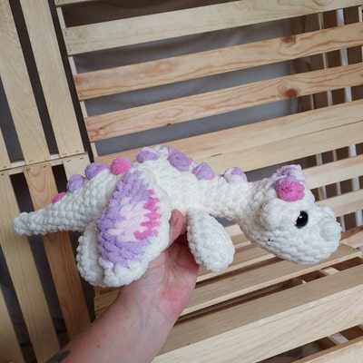 Crochet Dragon Pattern NO SEW, Download Amigurumi PDF Stuffed Animal ...