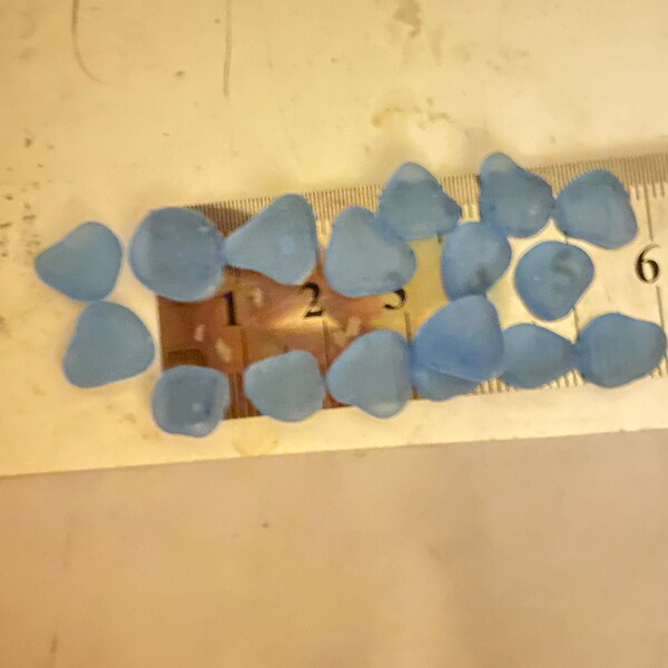 13-18mm Small Glass Tumbled Sea Glass Flat Glass Tumbled Sea Glass ...