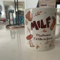 Mushroom Mug, Milf Funny Mushroom, Cottagecore Gift, Magic Mushroom Mug ...