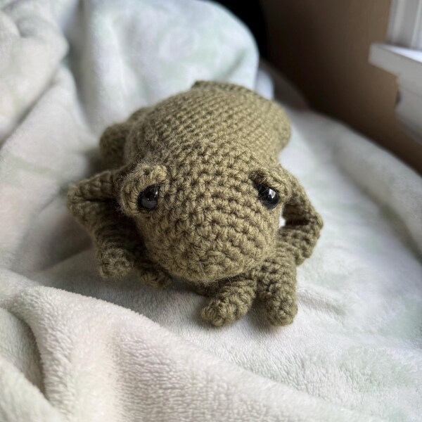 Little Realistic Frog - Critter Stitch Crochet Pattern/amigurumi - Etsy