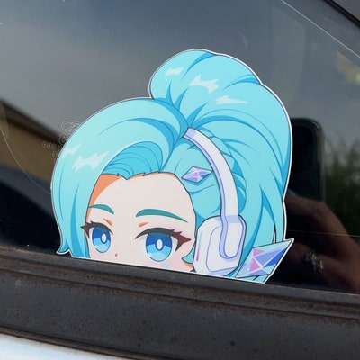 Lynette Peeker Holographic Sticker Genshin Stickers Genshin - Etsy
