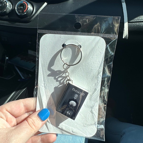 Design Your Story: Personalized Mini Book Keychain With Customizable ...