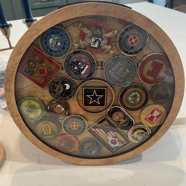 Challenge Coin Holder Military Law Enforcement Fire Fighter, Challenge ...