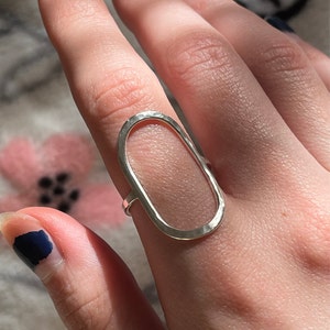 Sterling Silver Thumb Ring for Women//sterling Silver Ring//adjustable ...