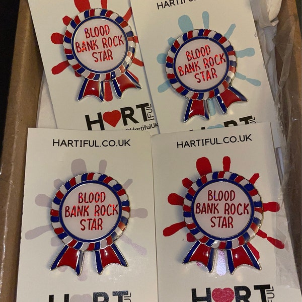 Personalised Design Your Rosette Award Enamel Pin | Customised Pin ...