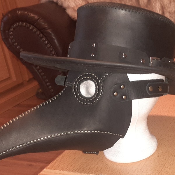 Plague Doctor Hat Pattern - Leather DIY PDF Template - Etsy