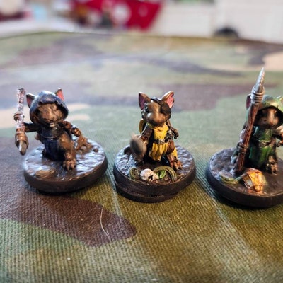 Night Walker 3D Printed Resin Miniature Tabletop Role - Etsy