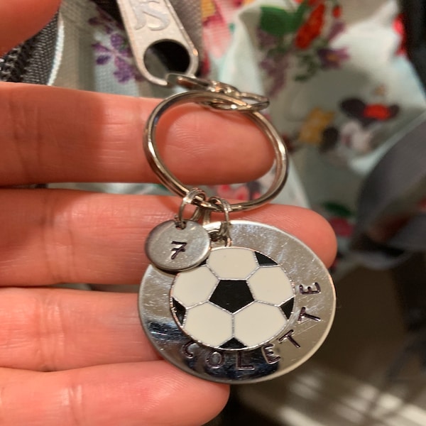 Personalized Soccer Keychain, Soccer Gift, Team Gift, Girl's Boy's ...