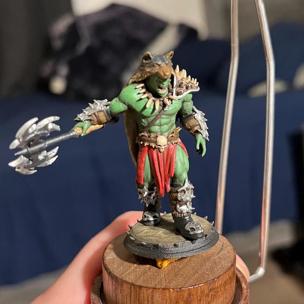 Ogre With Mace 28mm & 32mm Scale 73mm Tall Dungeons and Dragons ...