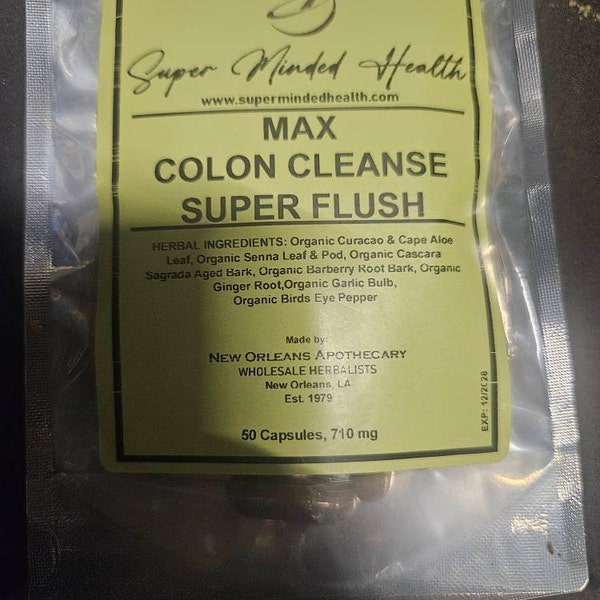 Intestinal Formula #1 (colon Cleanse Super Flush) All Organic Zero ...