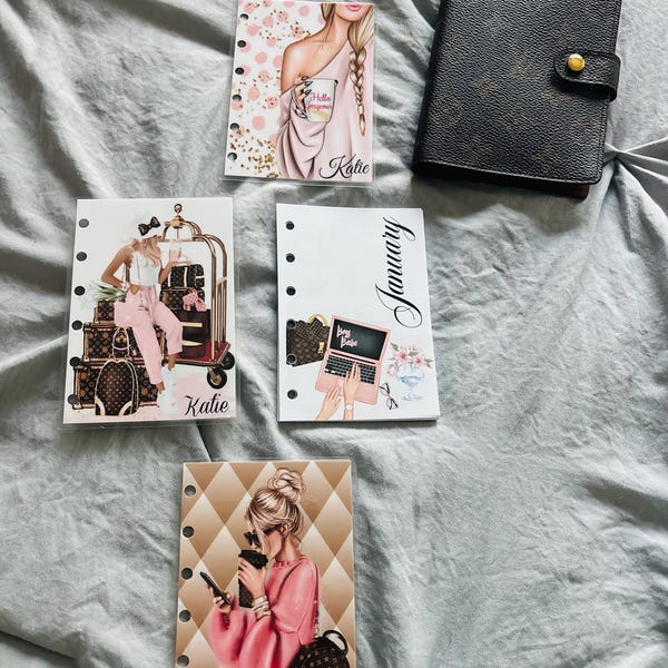 Personalized Agenda Planner Insert Dashboard or Cover Set for Your ...
