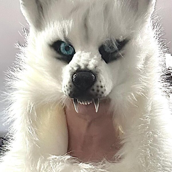 Gray Werewolf Headdress, Werewolf Mask, Gray Wolf Mask, Animal Friendly ...