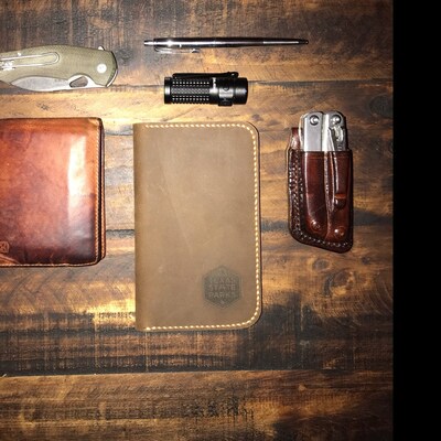 Personalized Leather Cover for Pocket Size Field Notes Notebook / Slim ...