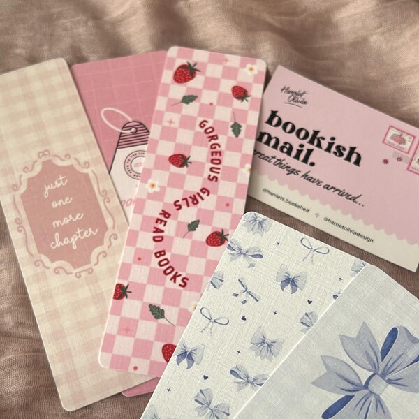 Boys of Tommen Bookmarks - Binding 13 & Saving 6 - Girly Bookmarks - Etsy