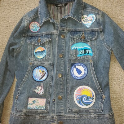 Sunset Patch Sunrise Patch Ocean Patch Beach Patch Wave Patch Saltwater ...