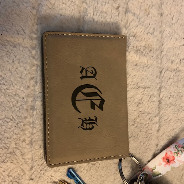 ID Monogram Keychain, Personalized Keychain Sweet Sixteen Present, Key ...