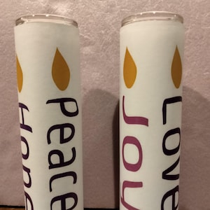 Advent Word Candles Digital Files - Etsy