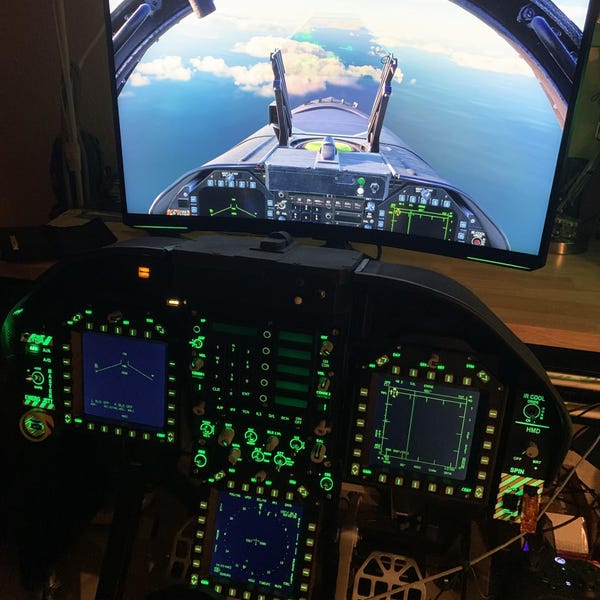 WINWING Compatible F/A-18 Full Dash 3D Print .STL Files - Etsy