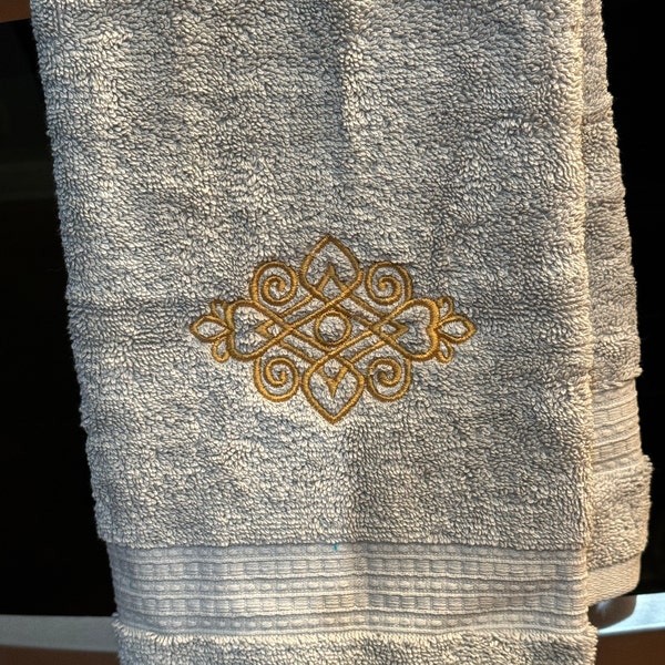 Towel Pattern Machine Embroidery Design - 3 Sizes - Etsy