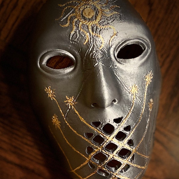 Gold Sun Mask Prop Cosplay Costume - Etsy